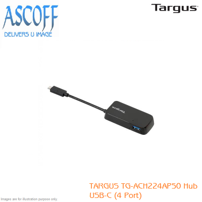 TARGUS TG-ACH224AP50 Hub USB-C (4 Port) | PGMall