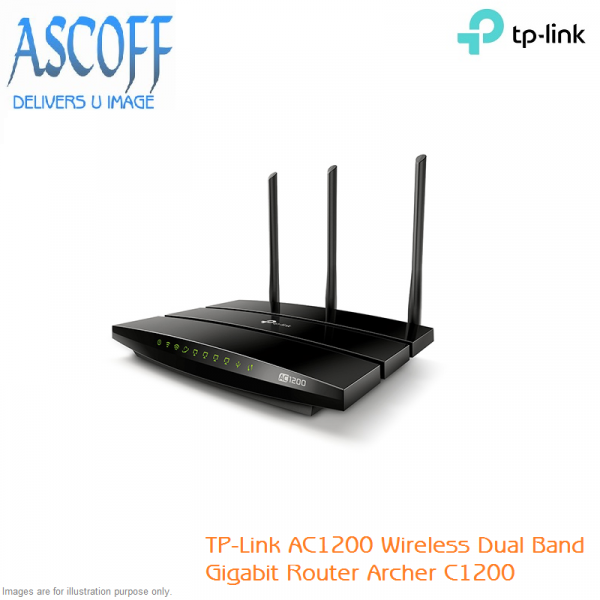 TP-Link AC1200 Wireless Dual Band Gigabit Router Archer C1200 | PGMall