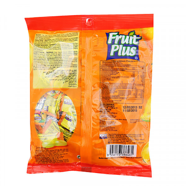Fruit Plus Chewy Candy Gula-gula Perisa Mangga Mango Flavour 150g | PGMall
