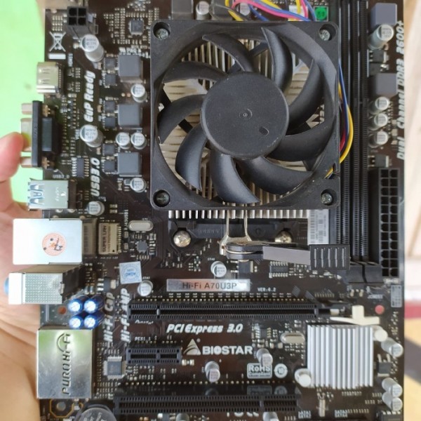 Motherboard AMD FM2 PLUS BIOSTAR HIFI A70U3P (bekas) | pgmall