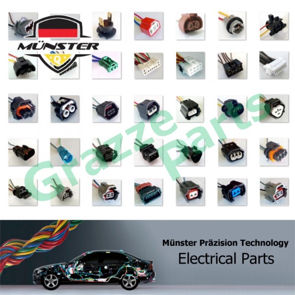 Münster 2-Pin Socket Radiator Cooling Fan Motor (Denso Type) MU001 ...