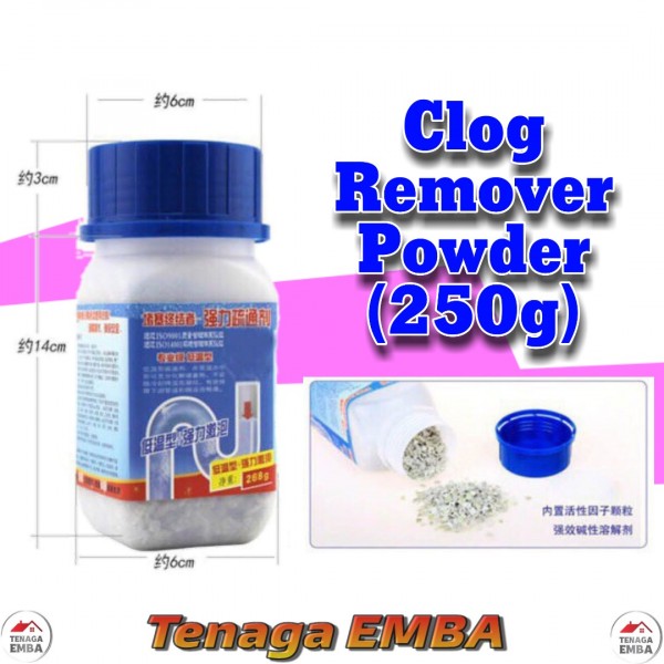 Clog Drainage Remover Powder For Pipe Toilet Bowl. (250g) | pgmall