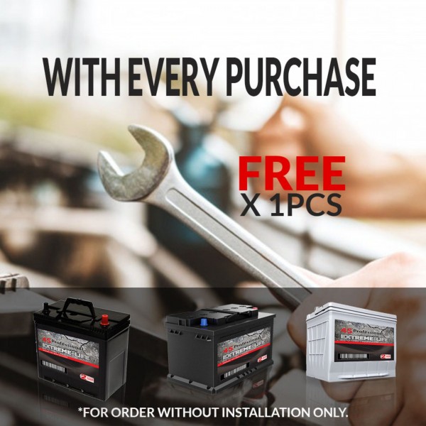 [Free Self-Installation Kit] Q85 (65AH) 115D23L 4S Professional Extreme-Life MF Maintenance Free ...