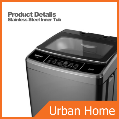 KHIND Washing Machine 8KG Fully Auto Mesin Basuh (WM80A) | PGMall