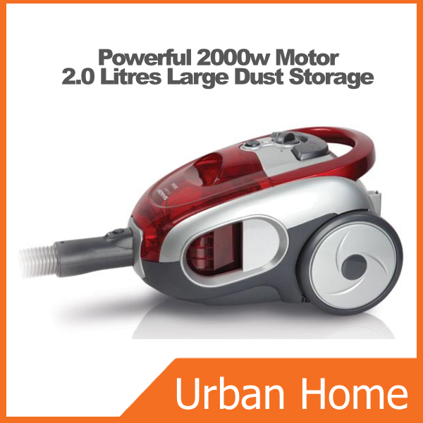 SHARP 2000w 2L Bagless HEPA Vacuum Cleaner (ECLS20R/ECLS20/EC-LS20/EC ...