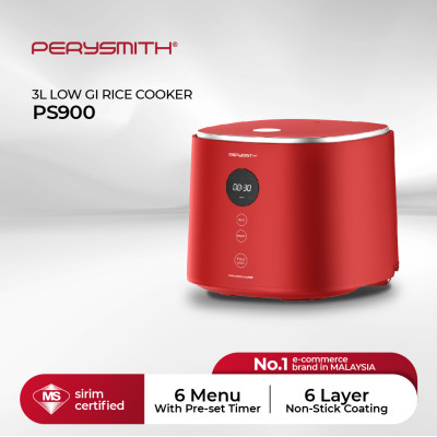PerySmith 3L Low GI Rice Cooker EasyCooking Series PS900 | PGMall