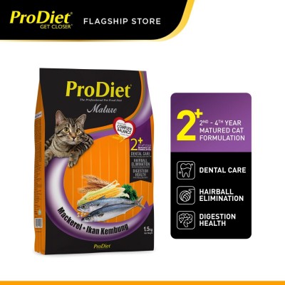 ProDiet 500g Mackerel Dry Cat Food Mackerel X 6 Packs [makanan kucing ...