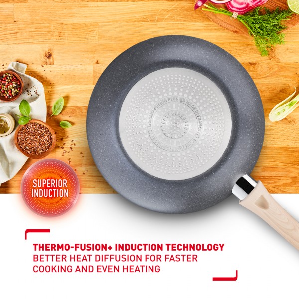 Tefal Natural Force Wokpan 28cm Without Lid (G2661902) | PGMall
