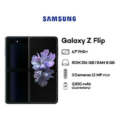 Samsung Galaxy Z Flip (F700) (Purple, Black, Gold) - 8GB RAM - 256GB ...