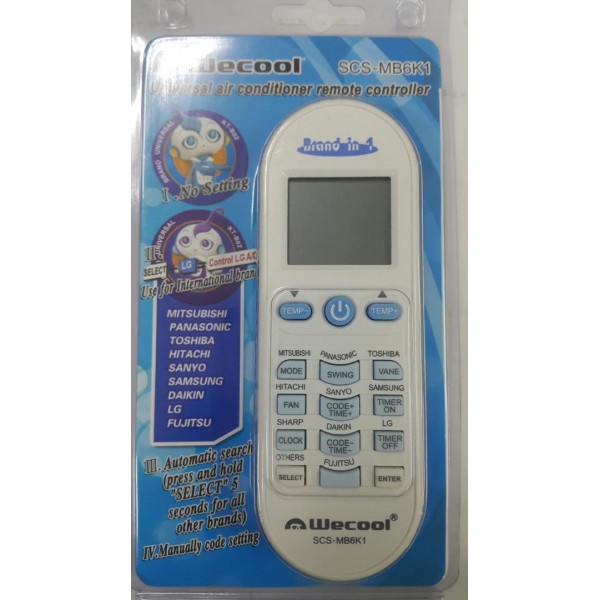 Universal Remote Control 6000 In 1 White | PGMall
