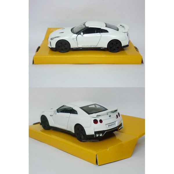 NISSAN SKYLINE GT-R (R35) w/ black rims White | PGMall