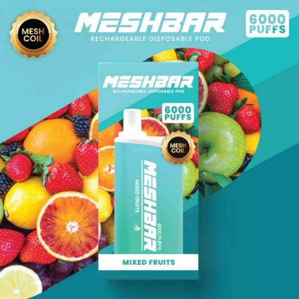 MESH BAR 6000 PUFFS DISPO WATERMELON LYCHEE | PGMall