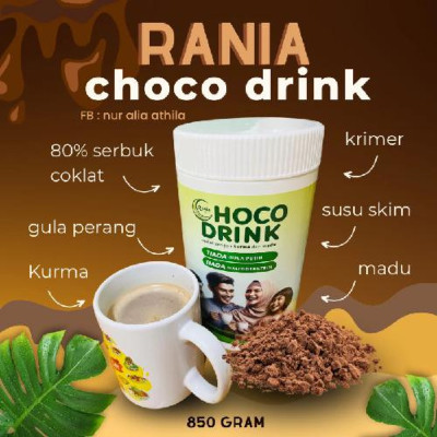 Rania Choco Drink Minuman Coklat Asli | PGMall
