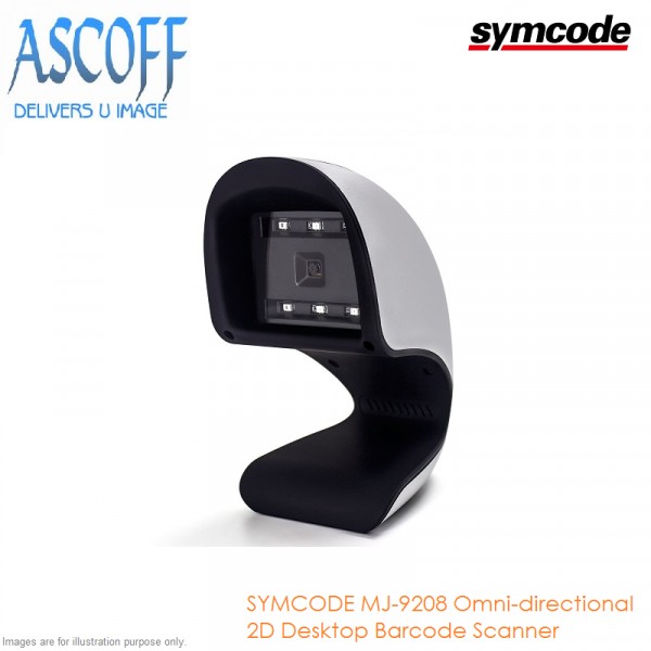 SYMCODE MJ-9208 Omni-directional 2D Desktop Barcode Scanner | PGMall