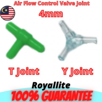 Valve JOINT Regulator tube/pipe connector OXYGEN TUBING Y T SAMBUNG ...