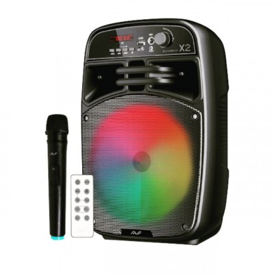 AVF BOOMBOX-X2 PORTABLE BLUETOOTH SPEAKER WITH WIRELESS MIC | PGMall
