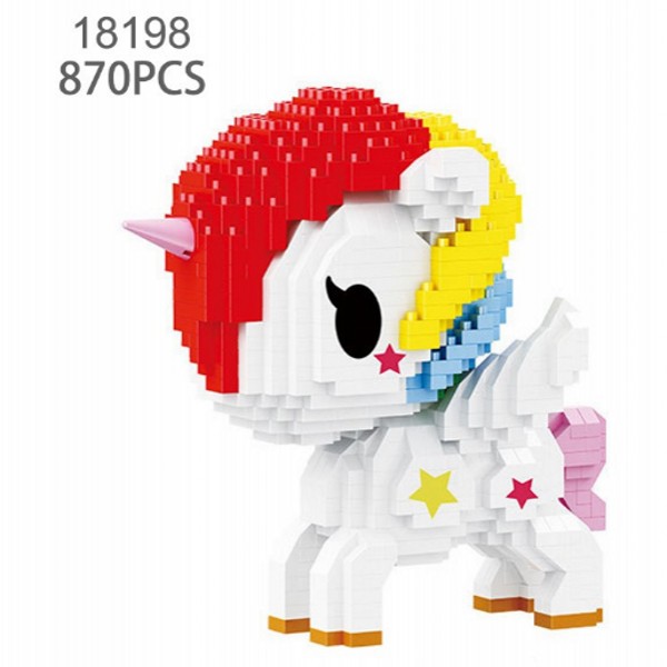MH Balody Tokidoki Unicorn Nano Block Mini Building Blocks Lego 18186 ...