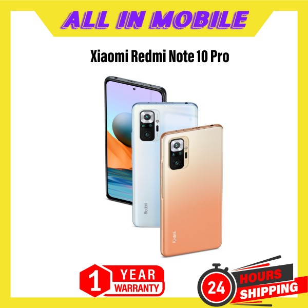 Xiaomi Redmi Note 10 Pro [128GB ROM+8GB RAM] Original Malaysia Set Blue ...