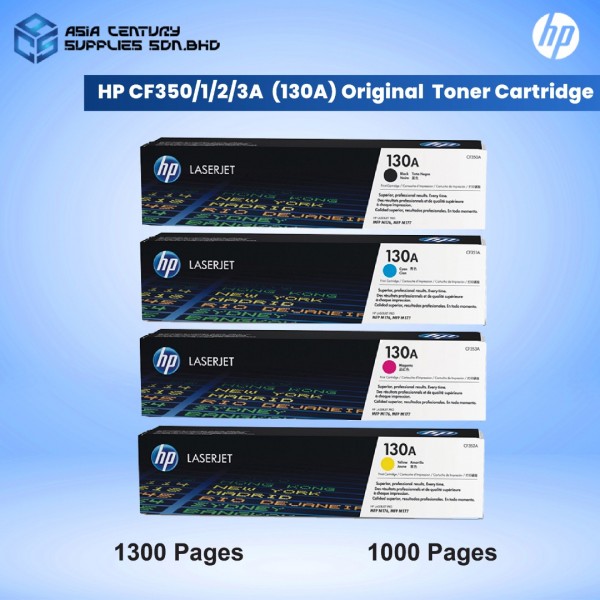 [100% ORIGINAL] Color Toner Cartridge HP CF350A CF351A CF352A CF353A ...