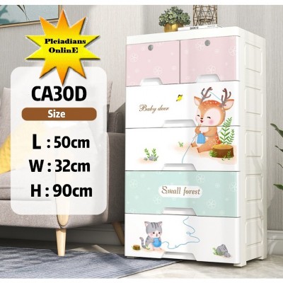 [ READY STOCK ] Nordic Cartoon Cabinet Kid Baby Storage Box Furniture ...