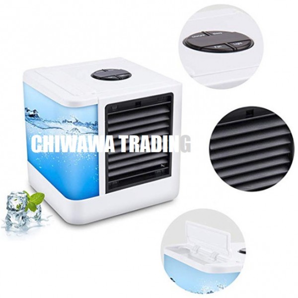 【5IN1】USB Air Con Conditioner Cooler Purifier Water Evaporative Fan ...