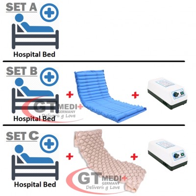 【Remote Controller】3 Function Double Crank Turn Electric Hospital ...