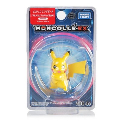 Takara Tomy Pokemon Pikachu Z-move Pose MC MONCOLLE EX 27 Mini Pocket Monster Figure | PGMall