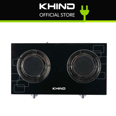 Khind Glass Top Infrared Gas Cooker GCGI1500 Black | PGMall