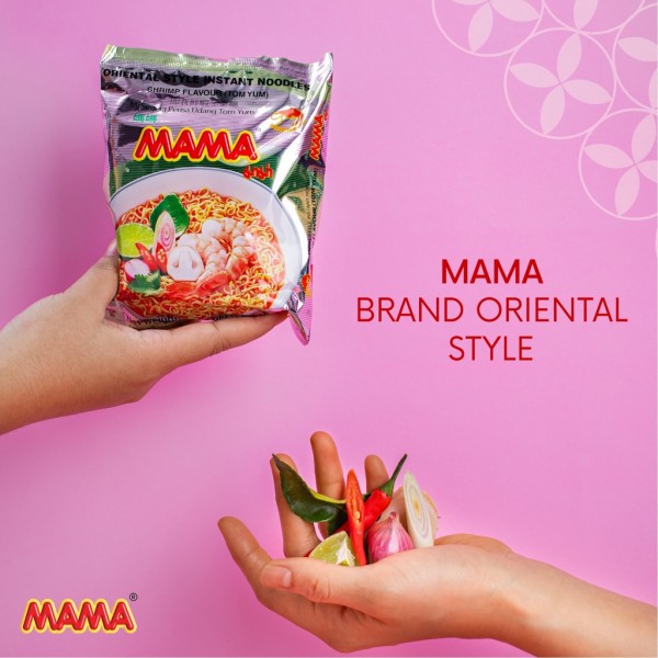 [5 Packet] MAMA Instant Noodle Shrimp Tom Yum JUMBO SIZE HALAL (Creamy ...