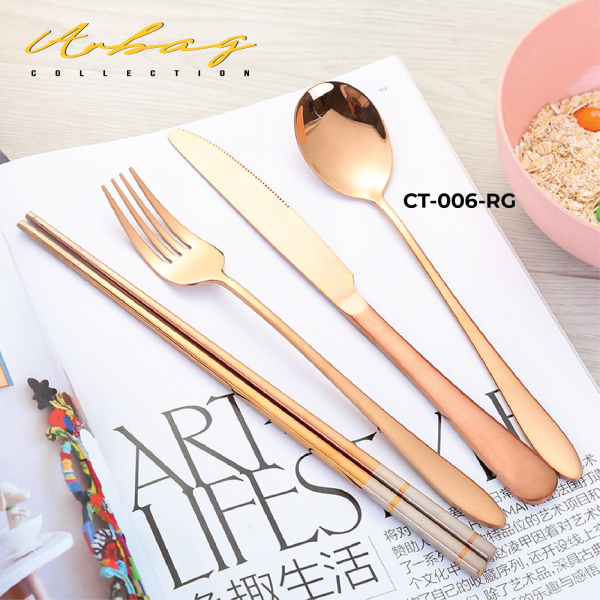 TABLEWARE UTENSILS SET STAINLESS STEEL 8PCS/SET SPOON FORK CHOPSTICKS STRAW CASE TRAVEL CUTLERY ...