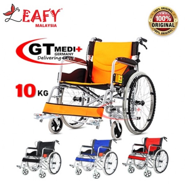 【100% ORIGINAL】WBIG-P-10 GT MEDIT GERMANY Lightweight Self Propelled Wheelchair Foldable Travel ...