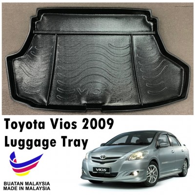 Toyota Vios 2009 Boot Tray / Luggage Tray / Cargo Tray Black | PGMall