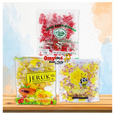 30pcs 40pcs Harmony Union Jeruk Buah-buahan, Local Fruit Pickle [Ambra ...