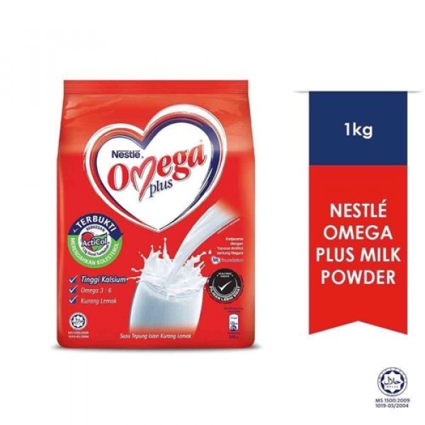 Nestle Omega Plus Milk Powder Softpack | PGMall