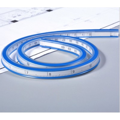 SKM 30cm Flexible Ruler Bendable Curve Drawing | PGMall