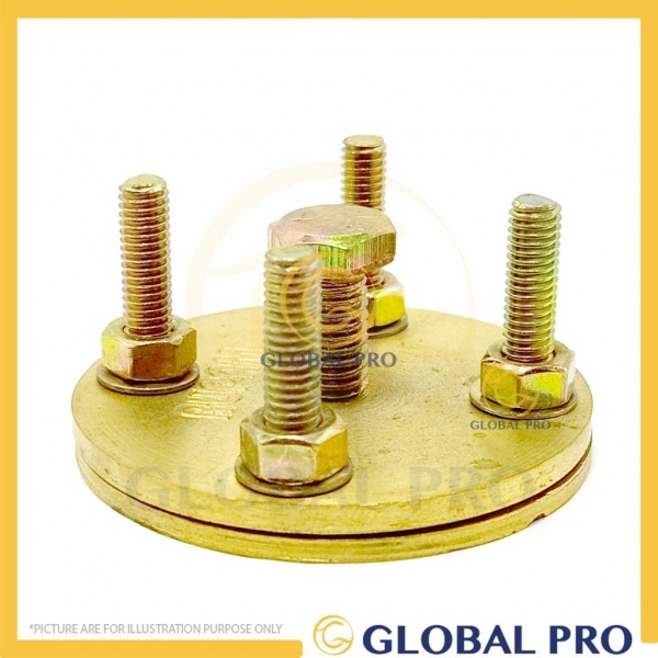 [HEAVY DUTY] 5/8" 25MMX3MM Round Copper Test Bond Plate Type Earthing ...