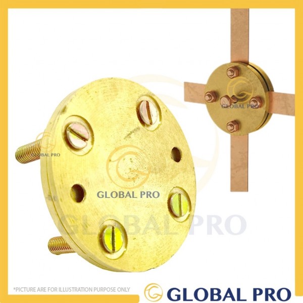 [HEAVY DUTY] 5/8" 25MMX3MM Round Copper Test Bond Plate Type Earthing ...