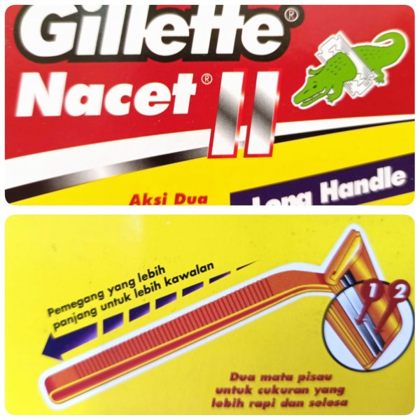 Pencukur Gillette Nacet II / Gillette Blue II ( 1 pcs ) Nacet | pgmall