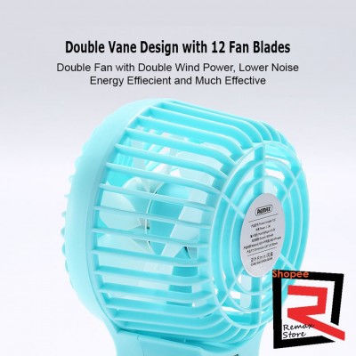Remax Double Vane F18 Adjustable Angle Portable Mini Stand USB Fan ...