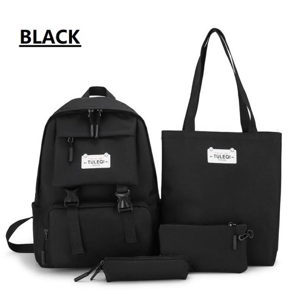 3904 (PARIS BACKPACK) 4 IN 1 Set Sekolah Backpack with Student Canvas ...