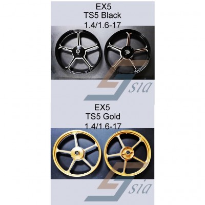 LC135(4 Speed)/Y15ZR/EX5/Wave100 TS5 Racing Sport Rims Wave100.TS5.Red ...