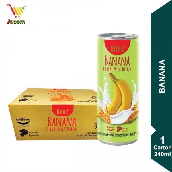 BONZ Cereal Milk Drink - Banana 1 Carton (24 x 240ml) [KL & Selangor ...
