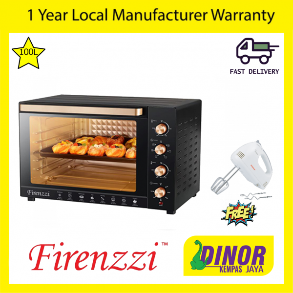 FIRENZZI TO-5110 100L w ROTISSERIE FUNCTION AND INDEPENDENT UPPER ...