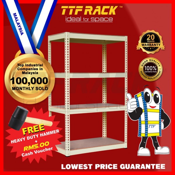 TTF Rack™️ [Simple Rack & Econ Rack] Boltless Rack Rak Besi Serbaguna ...