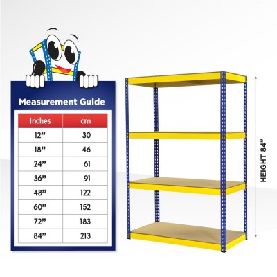 TTF Rack™ (BOLTLESS RACK) Boltless Rack (H)60-84 60"Inch D12" x L72 ...