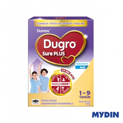 Dumex Dugro Sure Plus 1-9 Years (600g) | PGMall