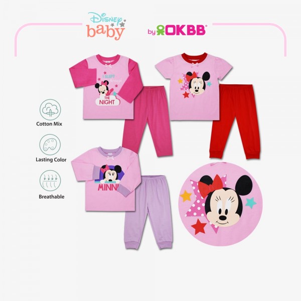 Disney Minnie Baby Girl Pyjamas Fashion Clothing Cartoon Printed ...