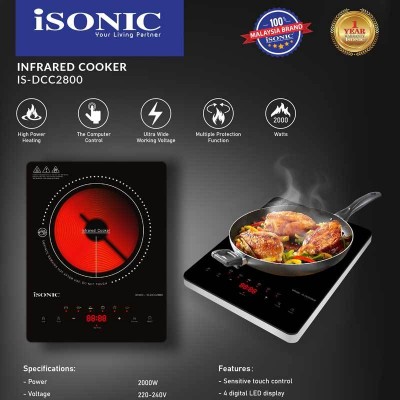 KHIND Infrared Cooker IRC2000 Black | PGMall