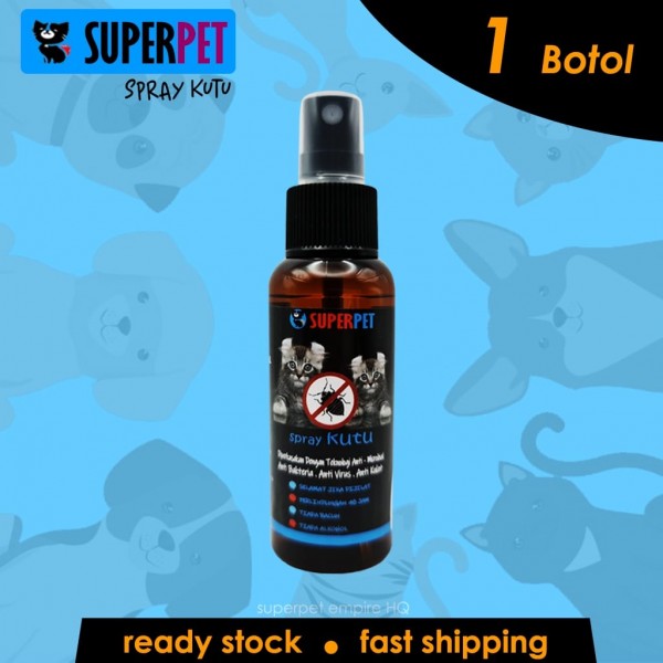 FLEA SPRAY KUTU KUCING PALING BERKESAN & TERBAIK | KUTU | BACTERIA | LUKA | KURAP | ANTI FLEA ...