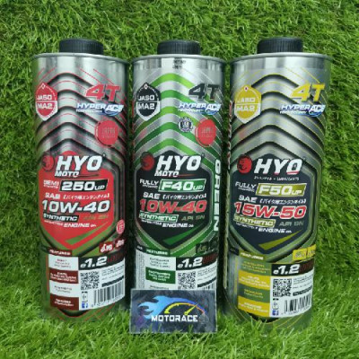 HYO MOTORCYCLE ENGINE OIL MINYAK HITAM 10W40 15W50 FULLY 15W50 | PGMall